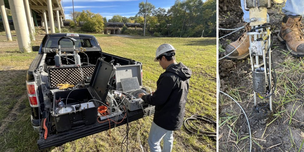 New soil testing device developed at InTrans | Institute for Transportation